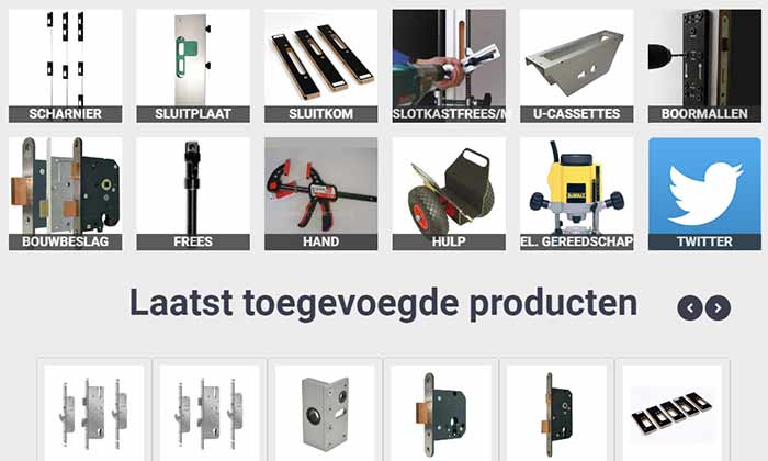 freesgereedschap en hang- en sluitwerk